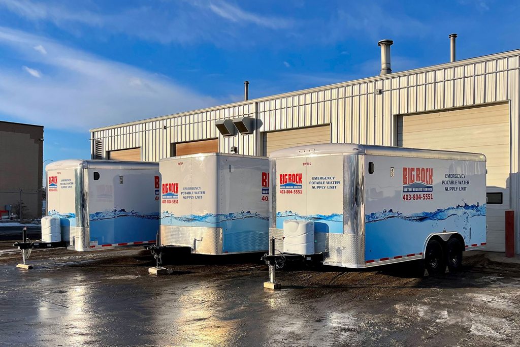 Emergency Water Supply Trailers - Big Rock Water Hauling